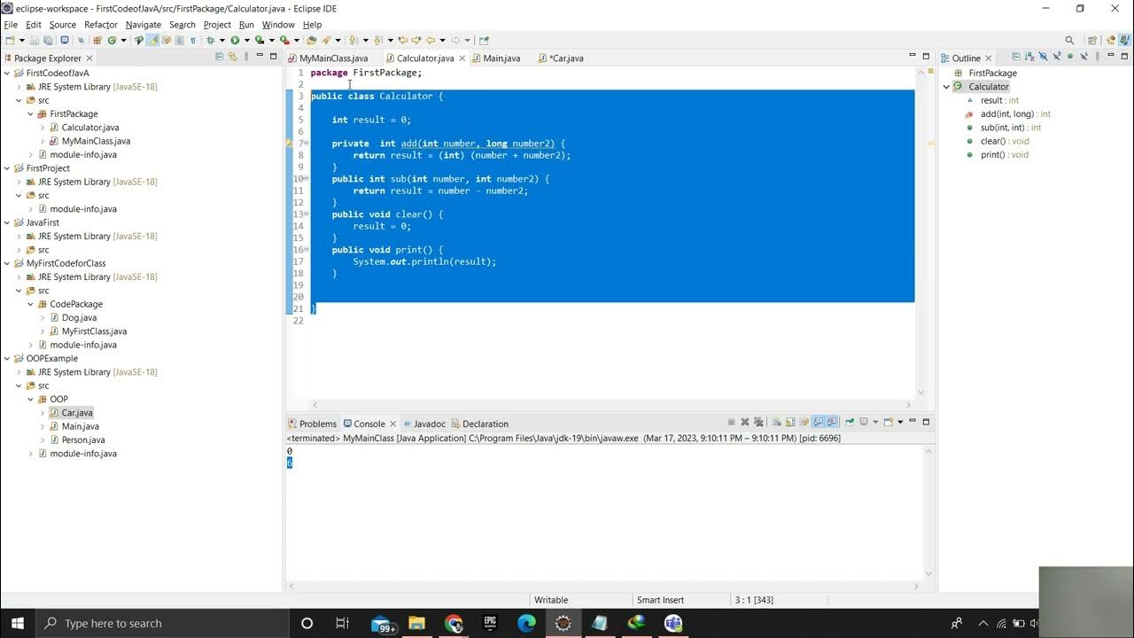 OOP - Methods Examples with Getters & Setters - YouTube