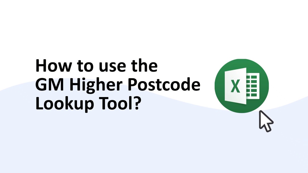 GM Higher Postcode Lookup & Activity Register Creator Tutorial - YouTube
