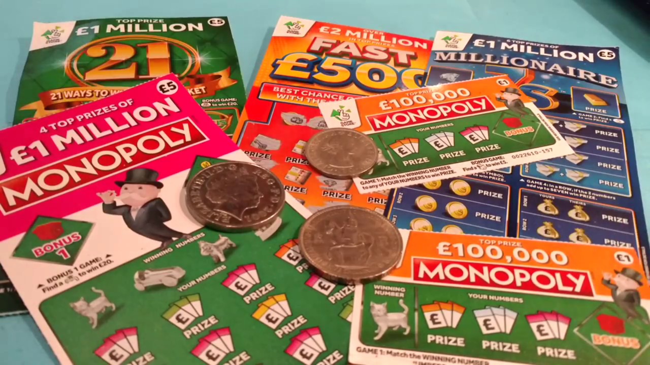 MONOPOLY Scratchcard & FAST 500.. MILLIONAIRE 7's..&..'21'.. - YouTube