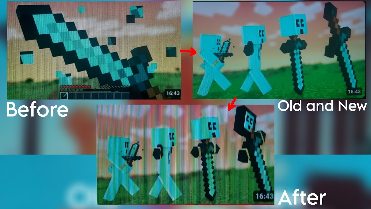 Minecraft but I EAT Weapons - Craftee - YouTube