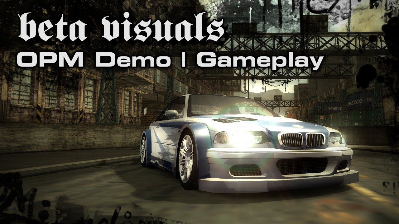 NFSMW (2005) - Beta Visuals - OPM Demo - Gameplay - YouTube
