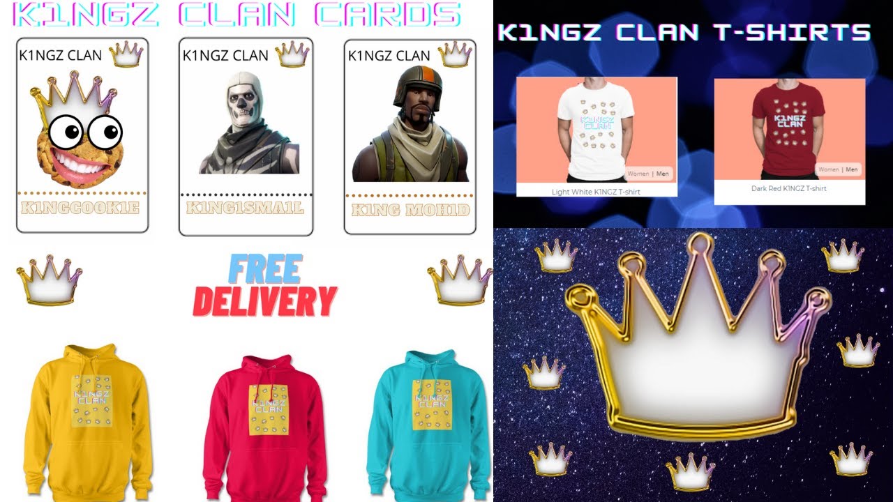 K1NGZ CLAN Official Merch Sale Now On! - YouTube