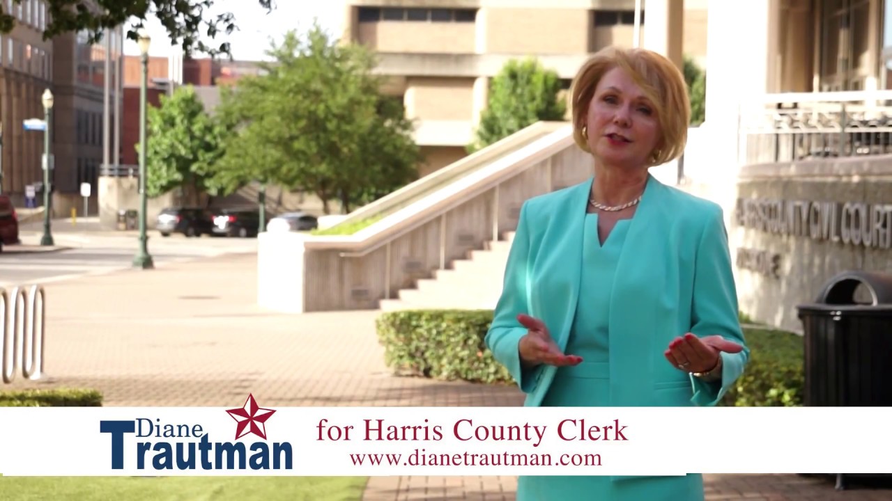 Diane Trautman For Harris County Clerk - YouTube