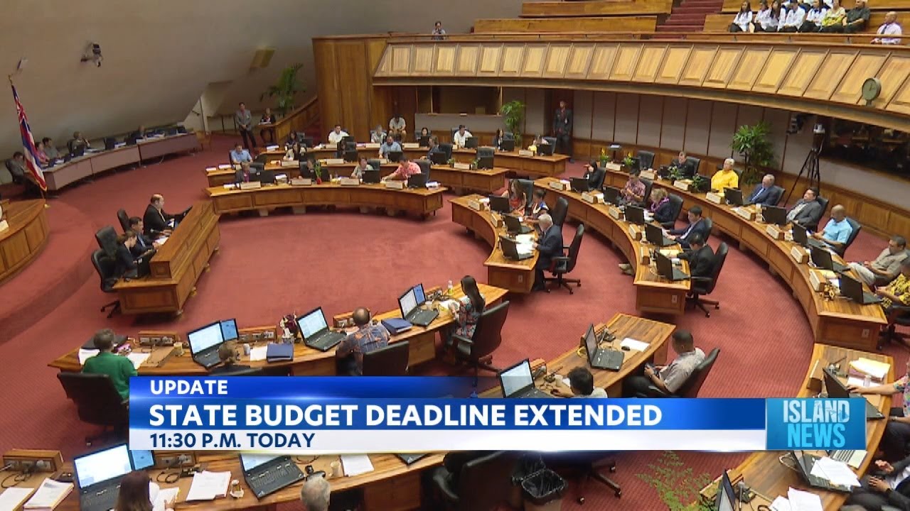 State budget deadline extended by House and Senate leaders - YouTube