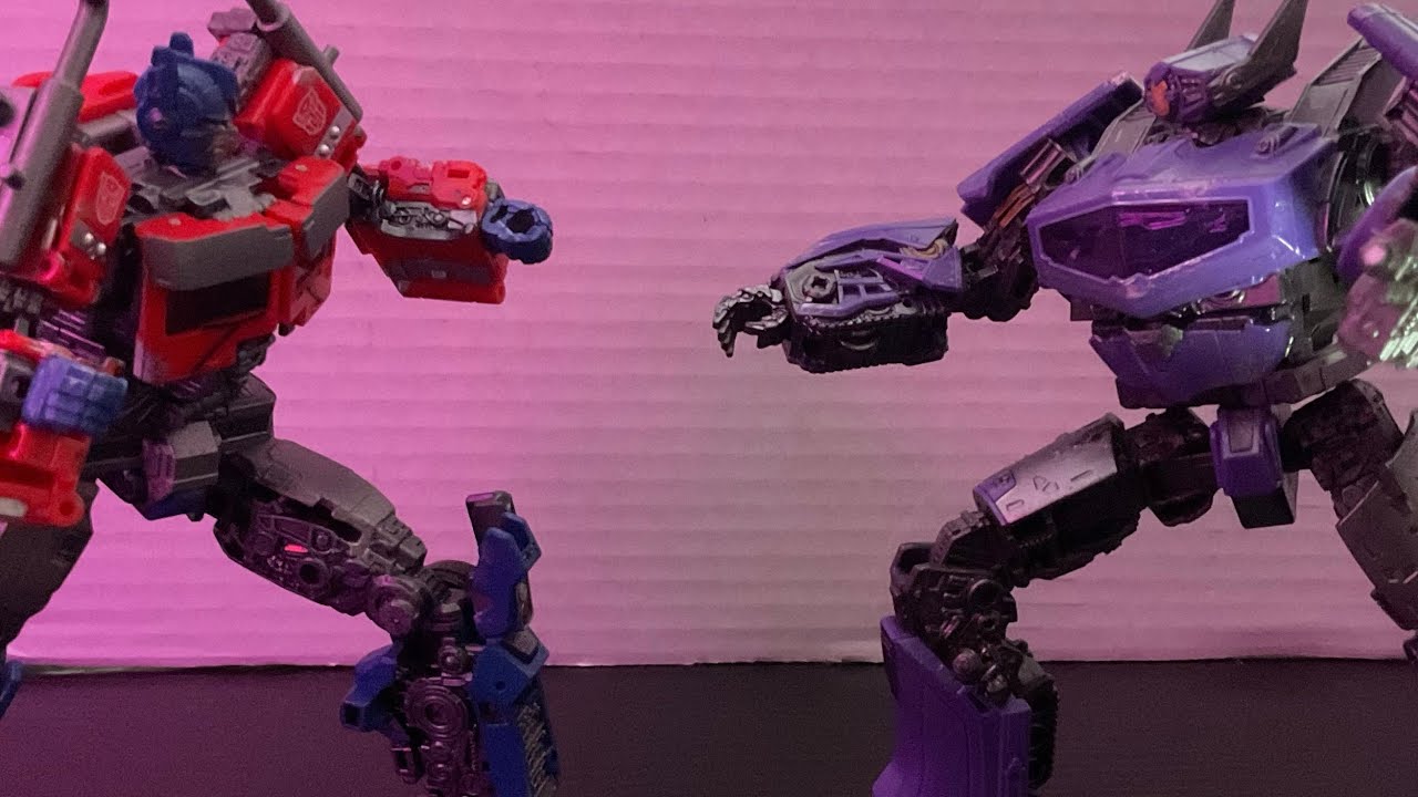 Optimus Prime vs. Shockwave - a stop motion short - YouTube