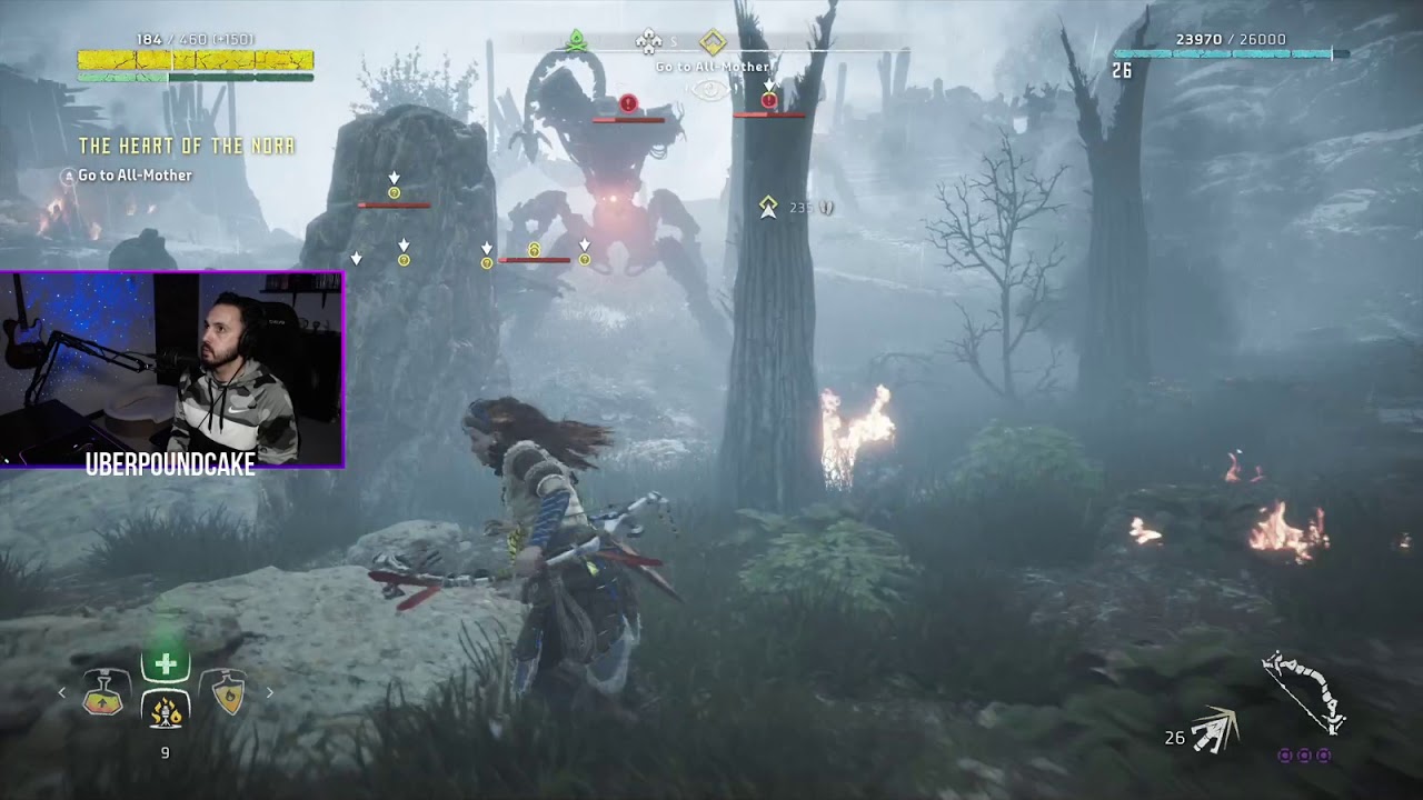 Horizon Zero Dawn - Saving the Nora from the Carja (Full Fight: Double ...
