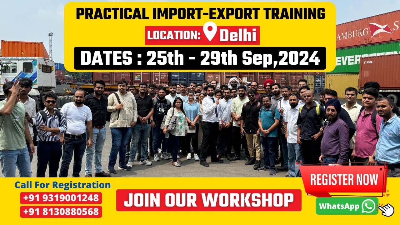 Import Export Course in Delhi | Inside the Port Training| by HARSH ...