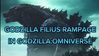 GODZILLA FILIUS RAMPAGE IN GODZILLA OMNIVERSE | Doovi