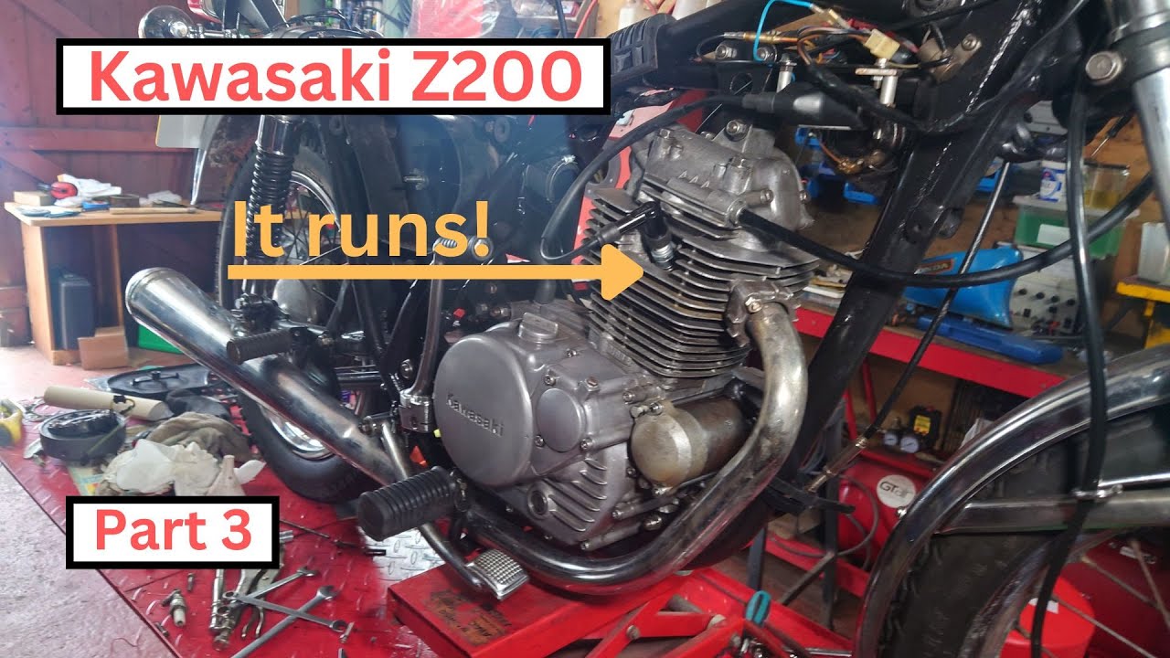 Kawasaki Z200 part 3: Wrong piston rings - YouTube