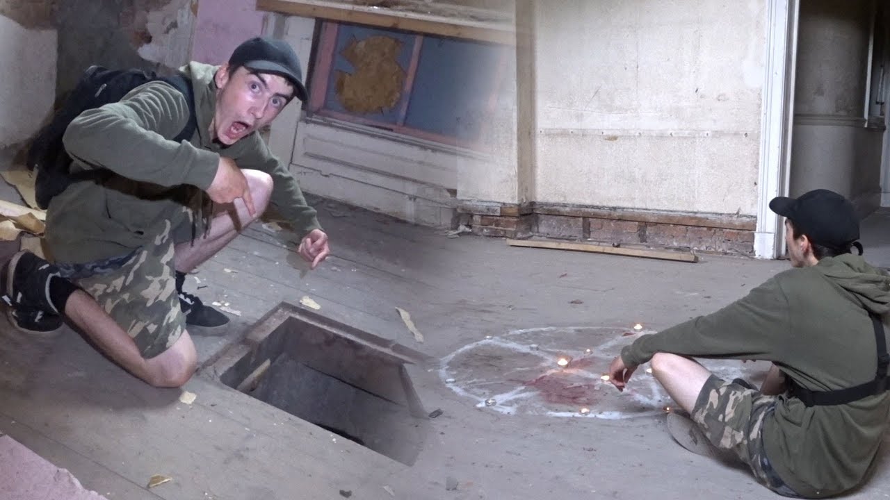 WE FOUND THE SECRET ROOM IN THE ABANDONED MANSION (SATANIC RITUAL ...