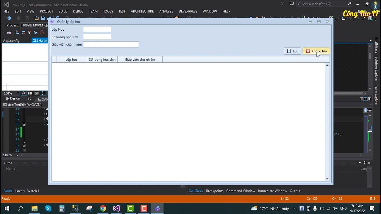 LẬP TRÌNH WPF C# MVVM || #94 - Bổ sung Menu cho lưới và Icon cho button ...