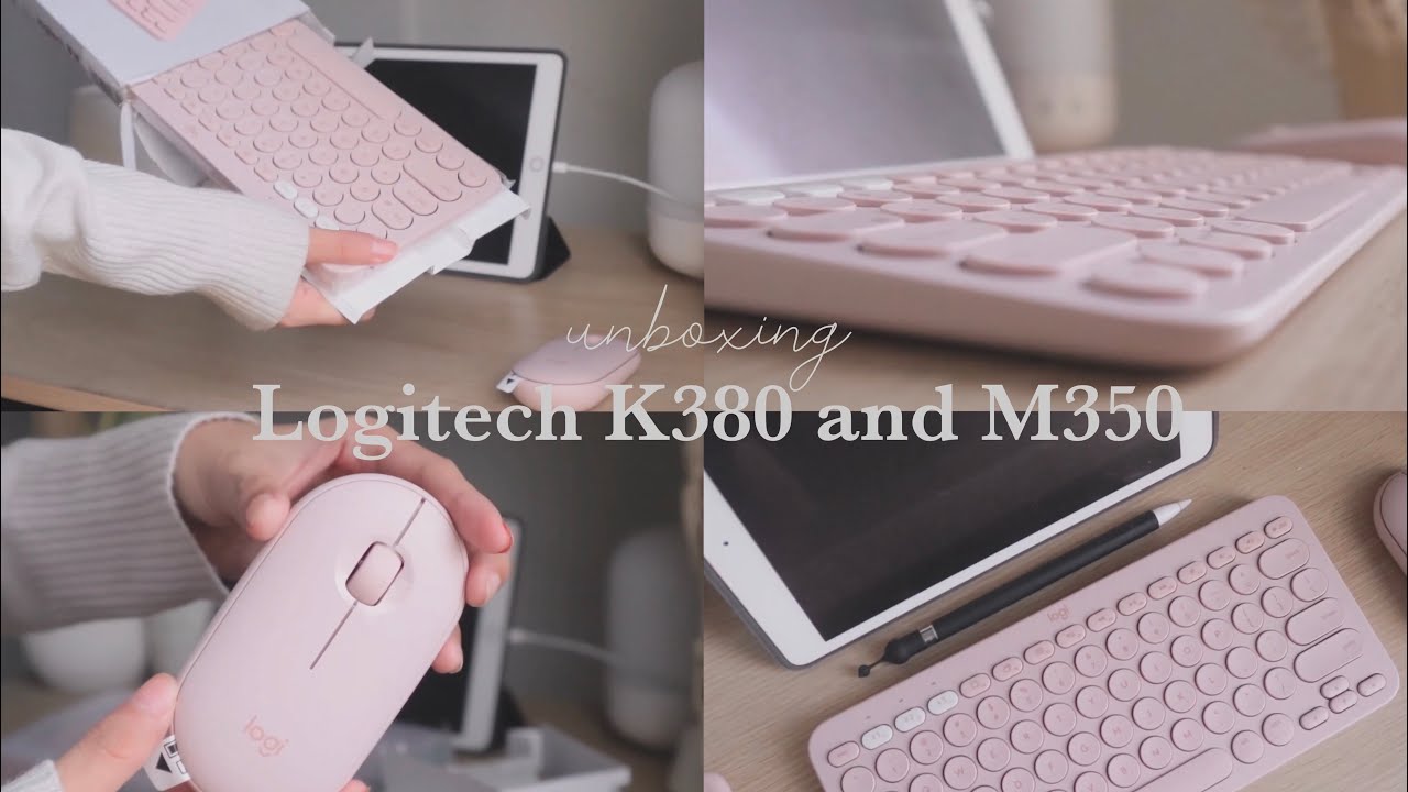 Logitech K380 and M350 unboxing and setup - YouTube