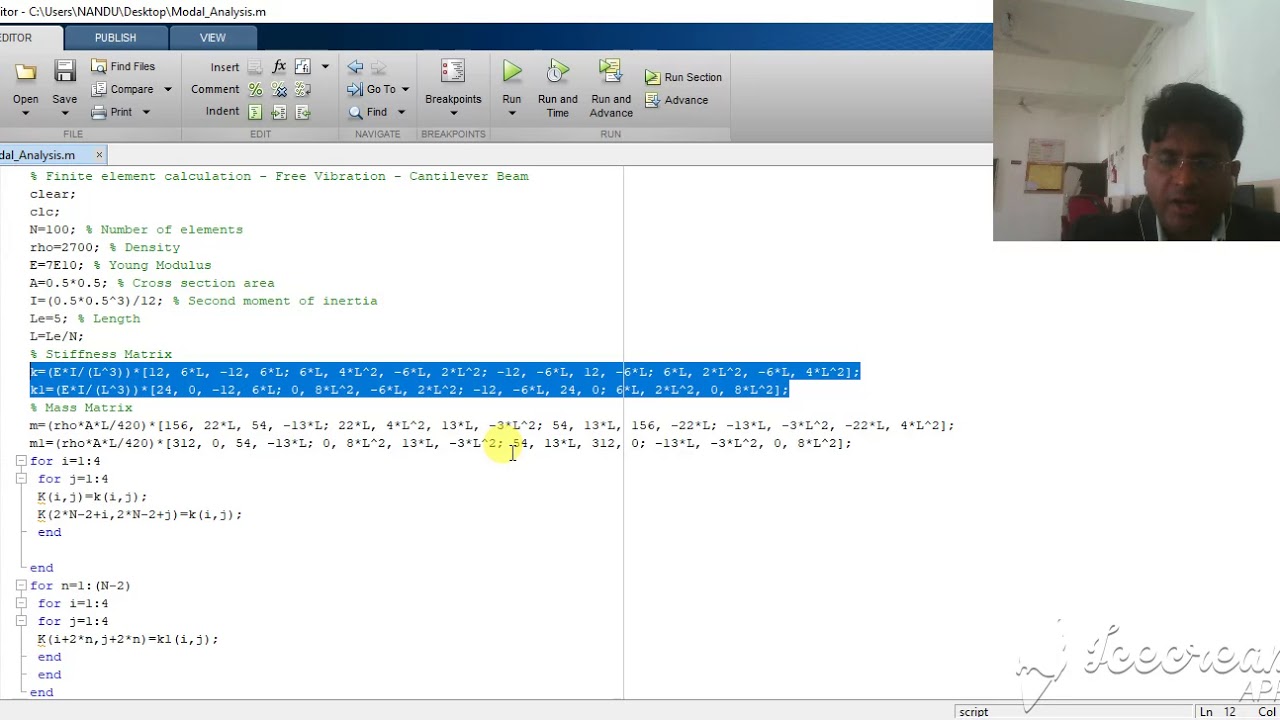 FEA:- Modal Analysis of Cantilever Beam - YouTube