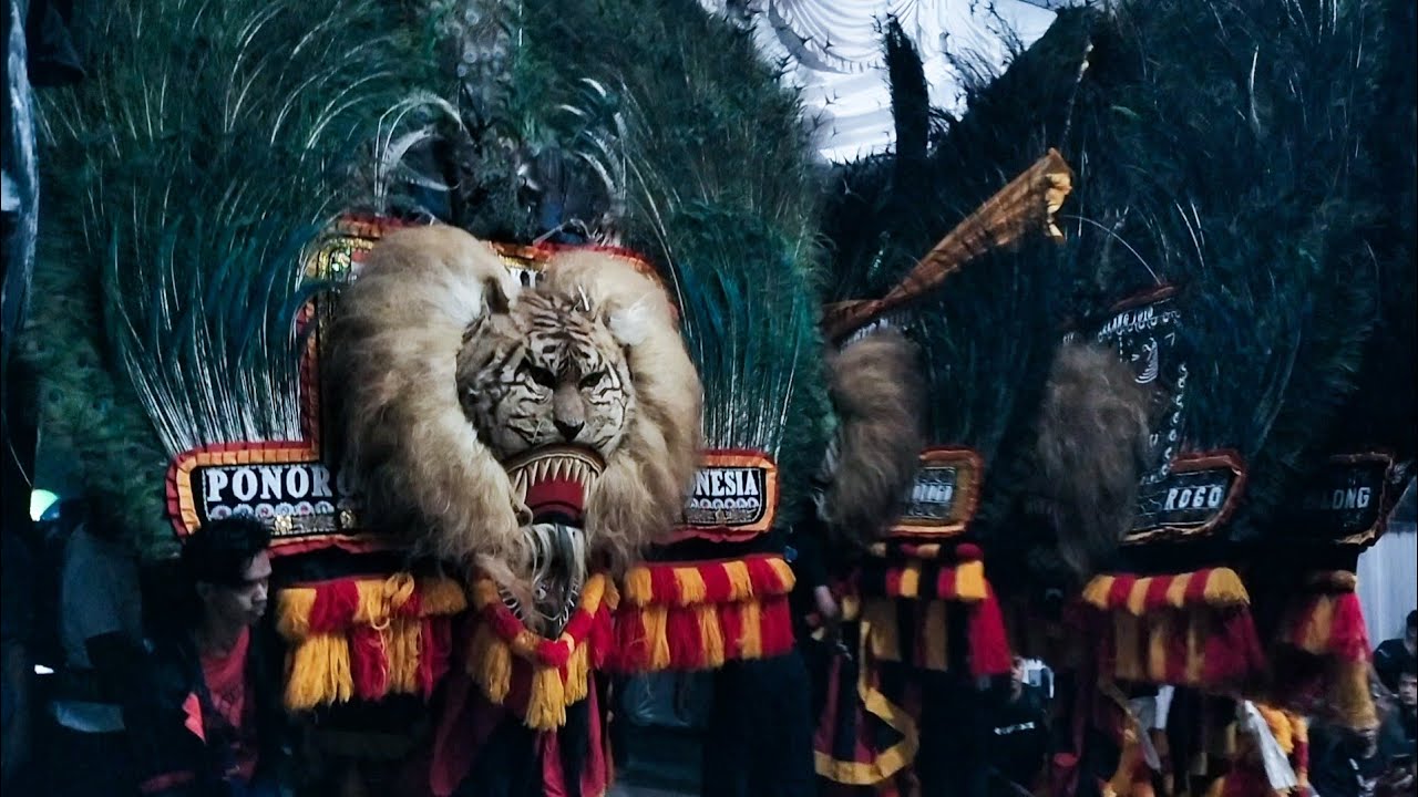 BARONGAN REOG PONOROGO TERBESAR GEGERKAN DESA NAILAN SLAHUNG - YouTube