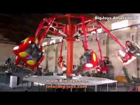 New Amusement Park Attraction Rides Spiral Jet - YouTube