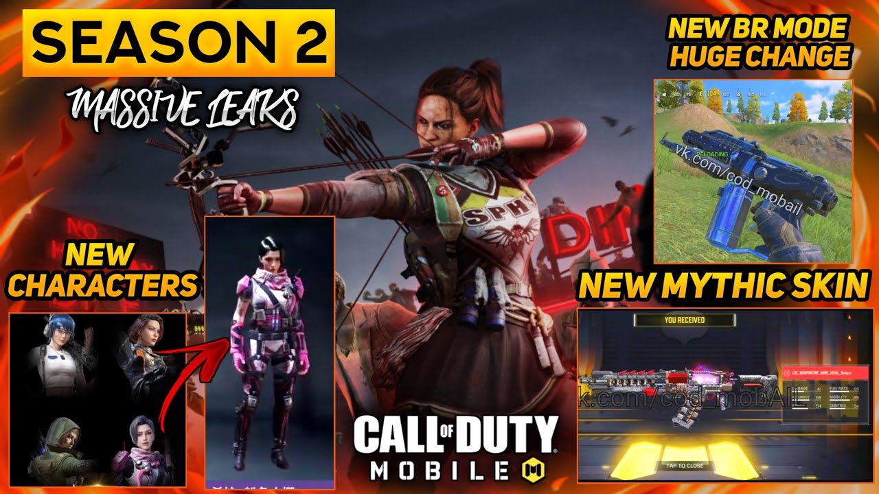 SEASON 2 NEW CHARACTER SKINS | NEW BR MAP COMING ? | NEW MYTHIC WEAPON ...