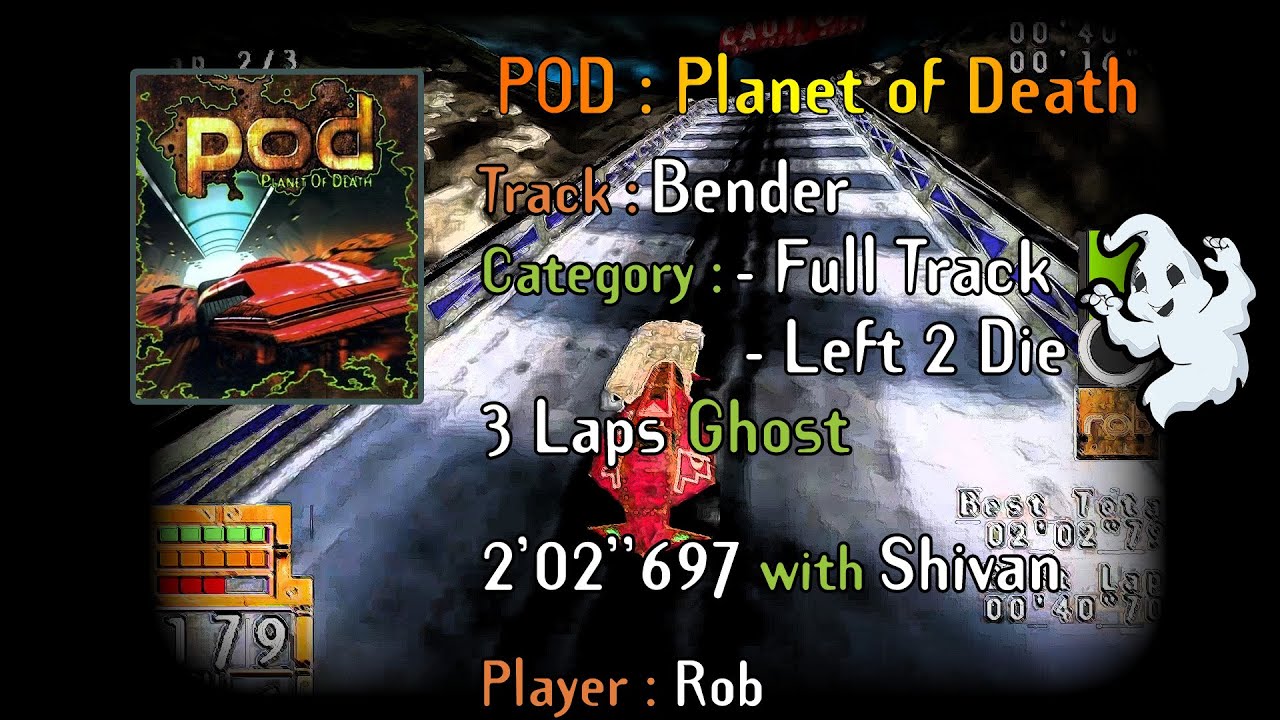 POD - Speedrunning - 3 Laps run on BENDER - L2D - Full track - Shivan ...