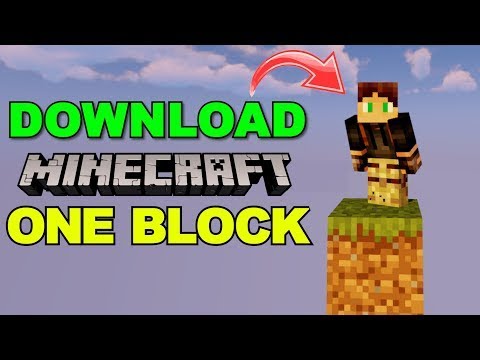 HOW TO DOWNLOAD ONE BLOCK IN MINECRAFT JAVA EDITION|| ONE BLOCK - YouTube