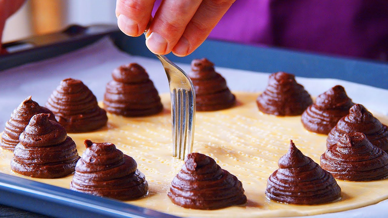 Gâteau de choux à la crème avec de la pâte feuilletée : super facile à ...