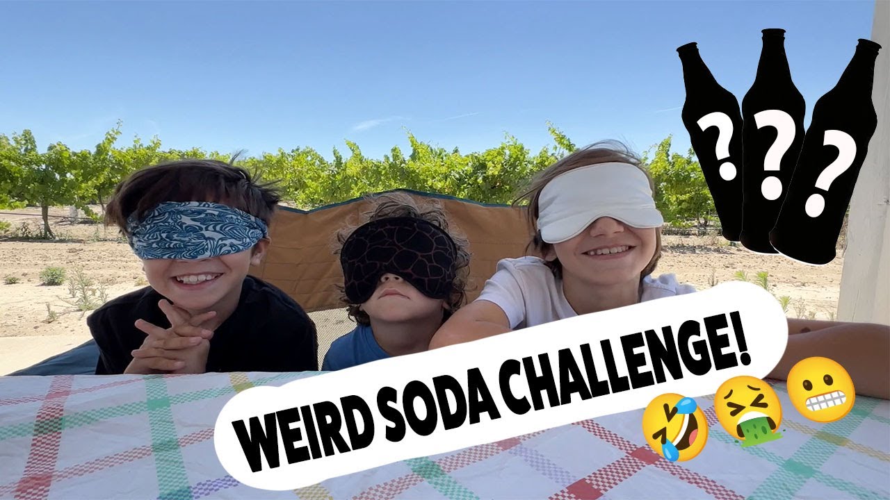 Weird soda challenge!!! - YouTube