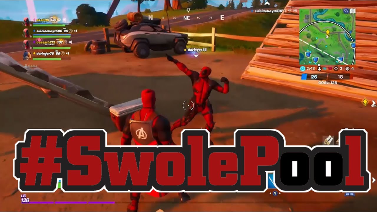 Finding Swolepool - Deadpool doing the "Swole Cat" emote - YouTube