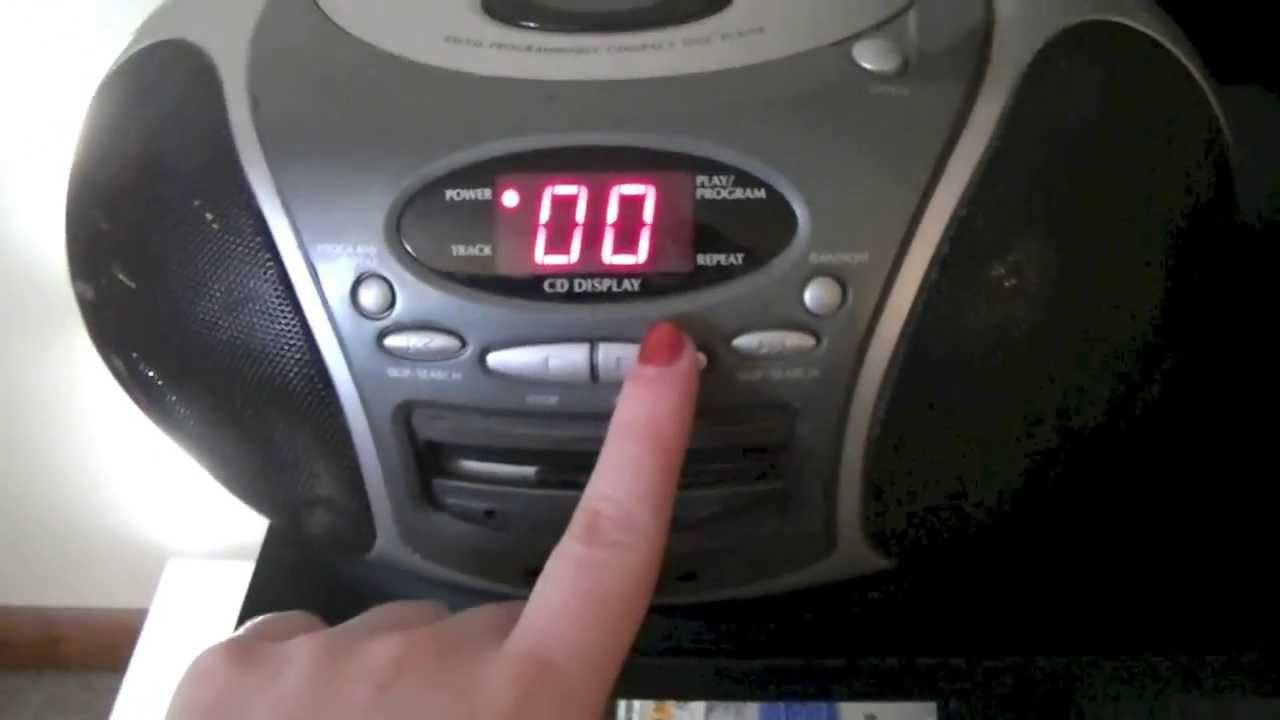 Smashing a CD player with a hammer (I'llSmashItWithAHammer) - YouTube