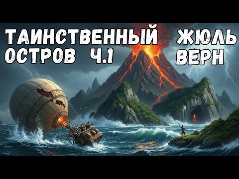 Таинственный остров. Часть 1 - Жюль Верн| Аудиокнига целиком
