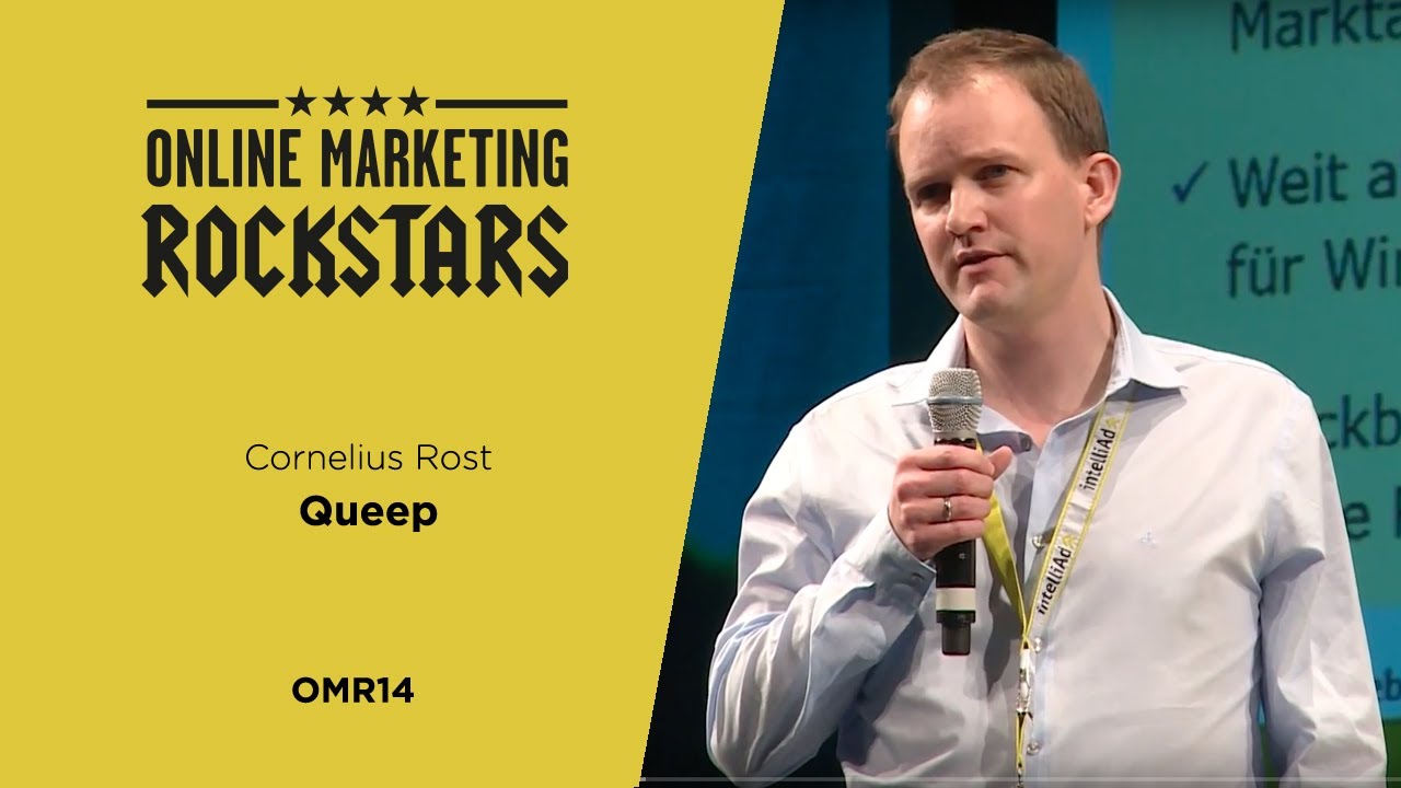 Cornelius Rost, Co-Founder, Queep - Online Marketing Rockstars 2014 ...