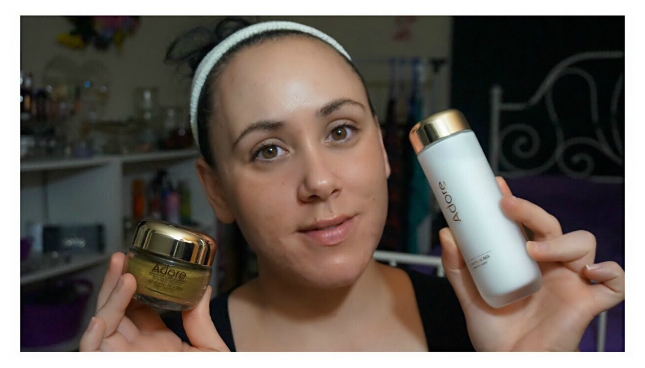 Adore Cosmetics Luxury Skincare Review and Demo - YouTube