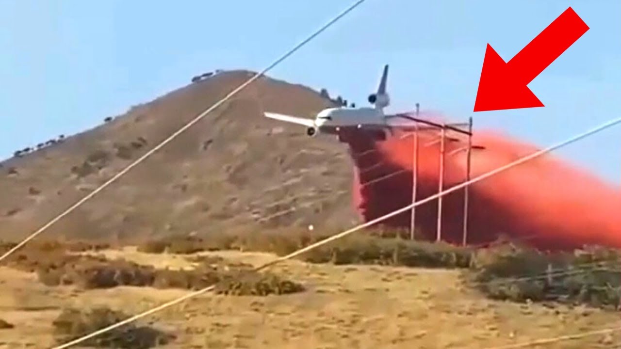 Plane Flies Close To Power Lines - Daily Dose of Aviation - YouTube