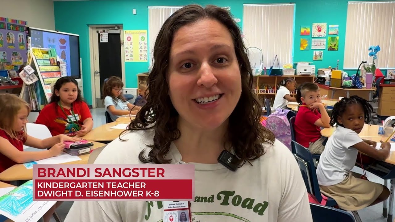 Thank a Teacher: Brandi Sangster from Dwight D. Eisenhower K-8 - YouTube