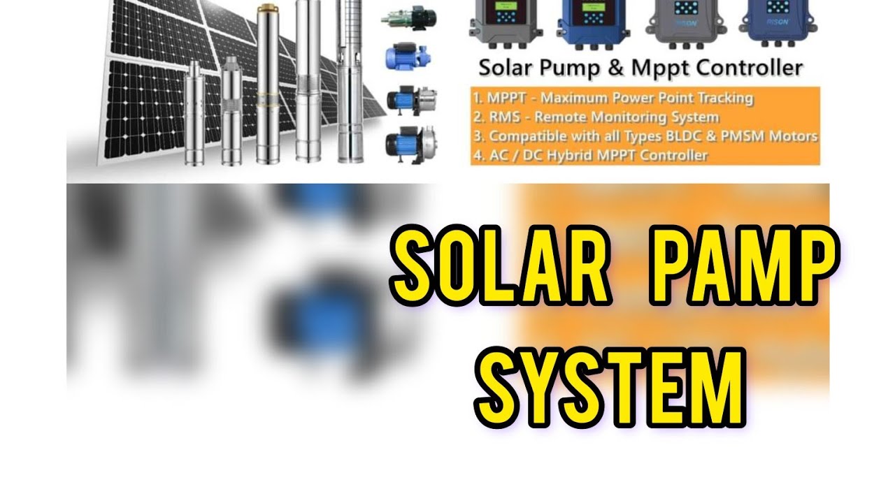 1 hp solar pump set price | solar pump - YouTube