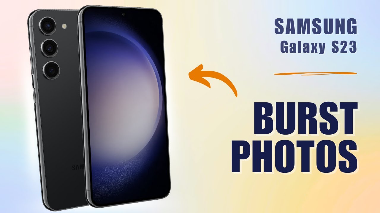 How to Take Burst Photos on Samsung S23 - YouTube