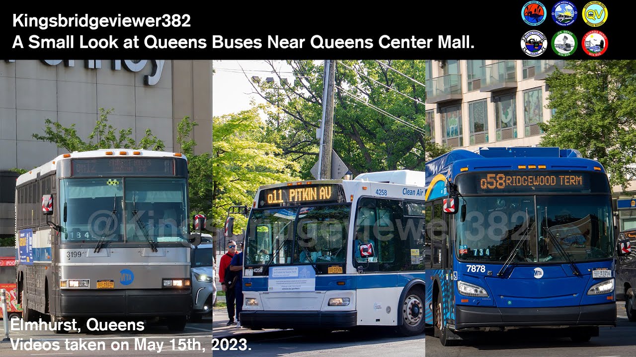 MTA New York City Bus: A Small Look at Queens Buses Near Queens Center ...