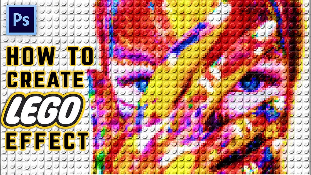 Cara Membuat Efek LEGO Di Photoshop - YouTube
