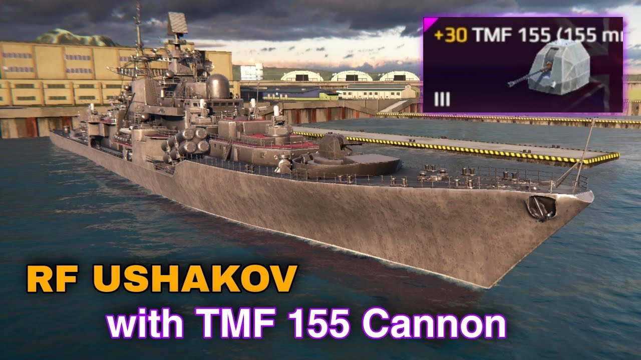 Modern Warships: RF USHAKOV with TMF 155 Cannon. - YouTube