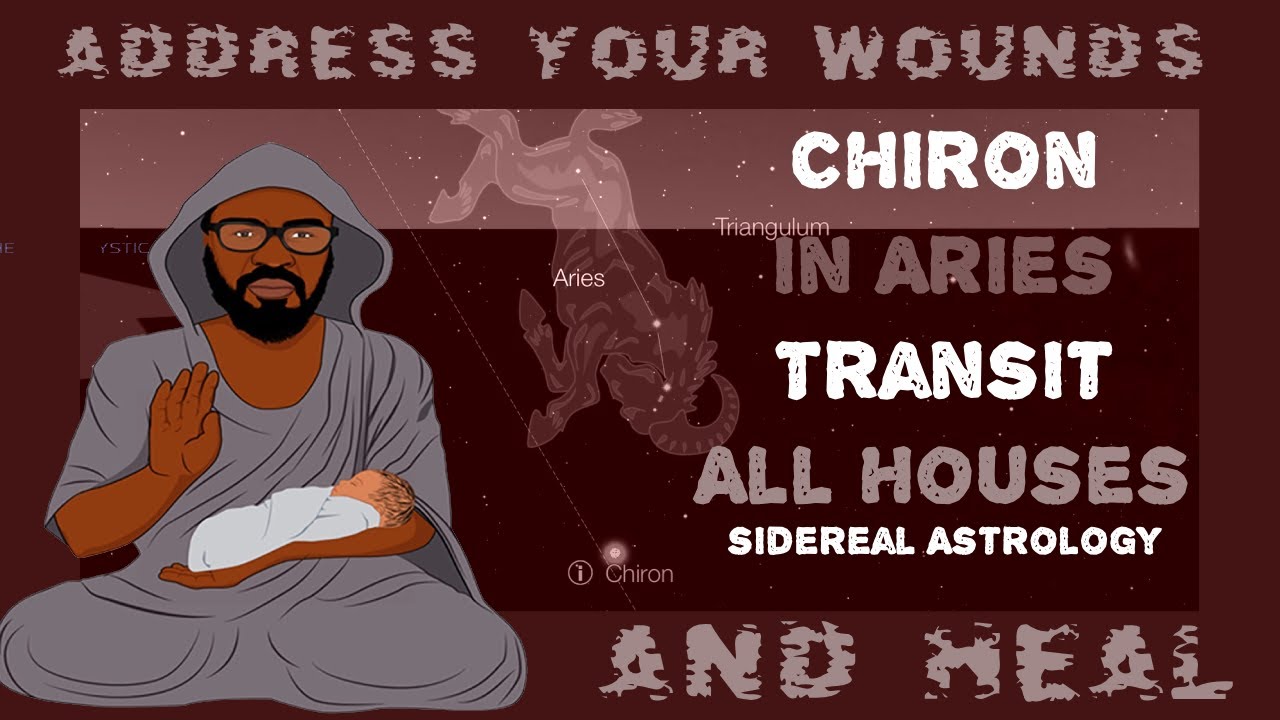Chiron in Aries transit through the Houses | Timestamped - YouTube