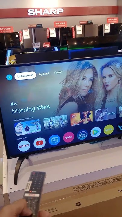 cara membuka file flashdisk di tv android atau google tv terbaru #tvsharp #googletv - YouTube