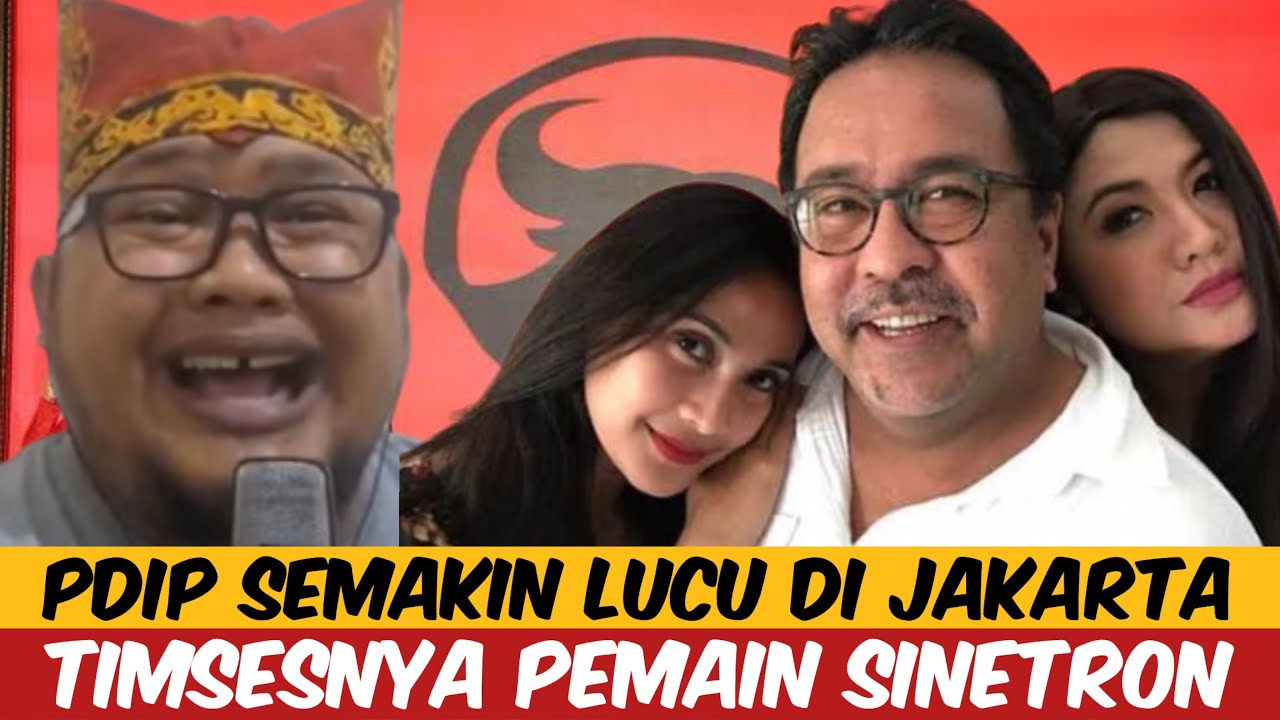 PDIP SEMAKIN LUCU DI JAKARTA ! TIM SUKSESNYA PEMAIN SINETRON - YouTube