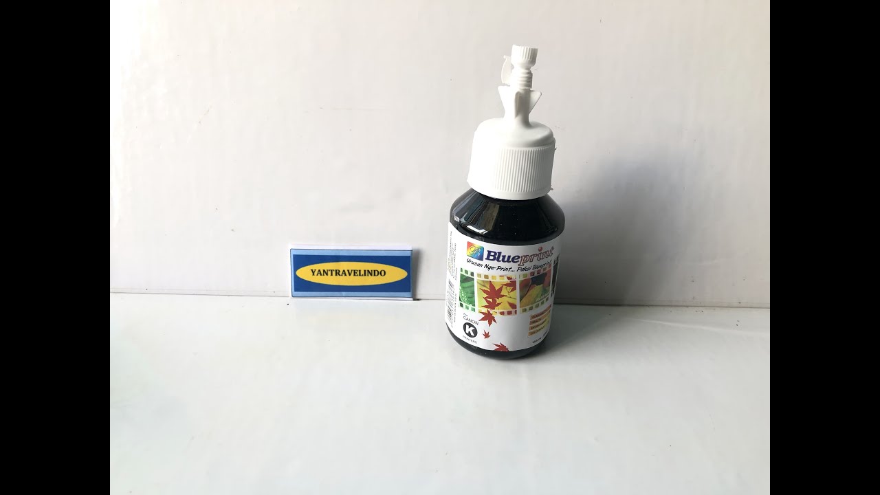 TINTA PRINTER HITAM BLACK 100 ML REFFIL REFIL INK ISI ULANG CANON EPSON ...