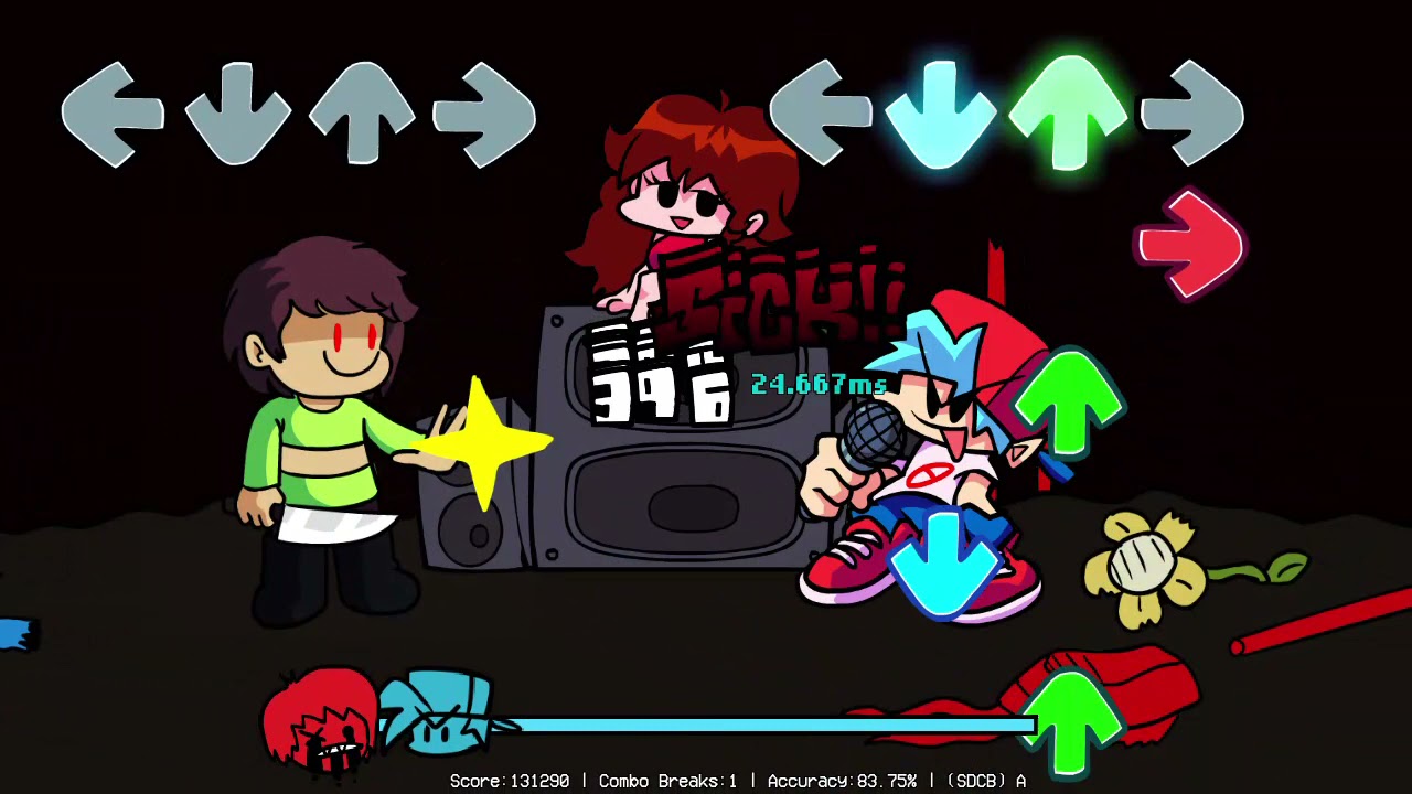FNF Chara mod - YouTube