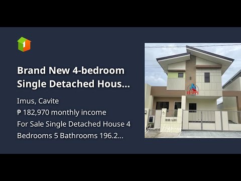 Brand New 4-bedroom Single Detached House For Sale in Imus Cavite - YouTube