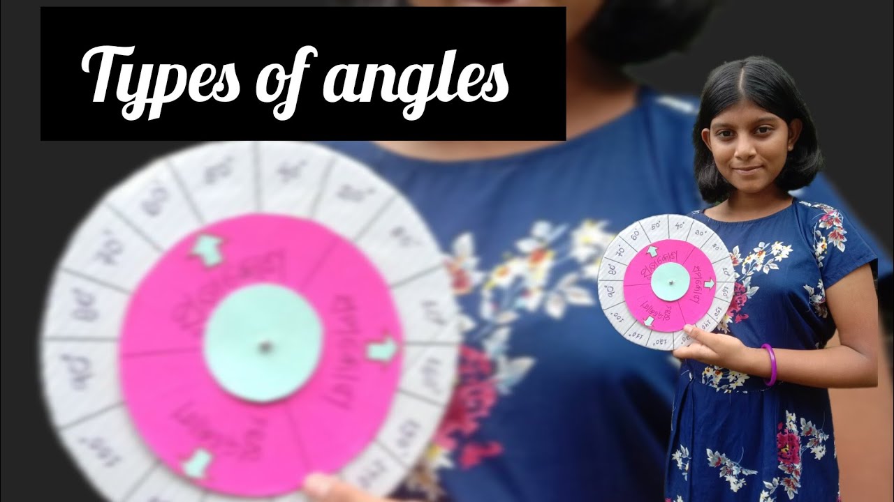 TYPES OF ANGLES . TLM project for school children 🙂☺#tlmforkids #math # ...