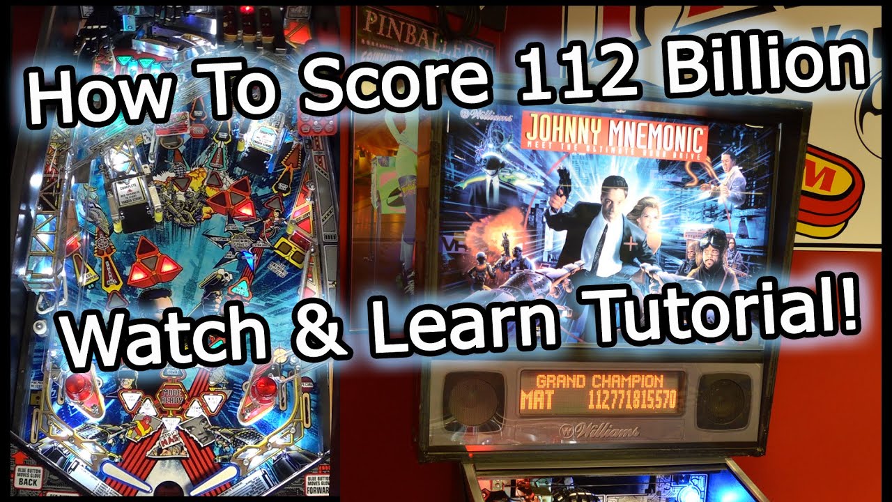Johnny Mnemonic Pinball Machine Cyber Matrix Spring 10-503 A MUST HAVE ...