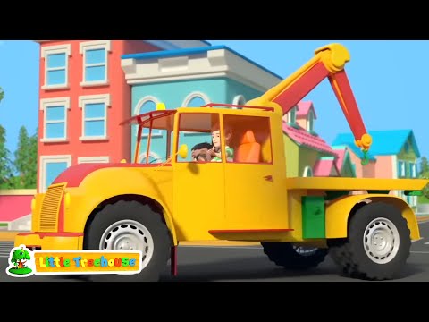 Çekici üzerindeki Tekerlekler şarkı ve Daha çok çocuk Tekerlemesi