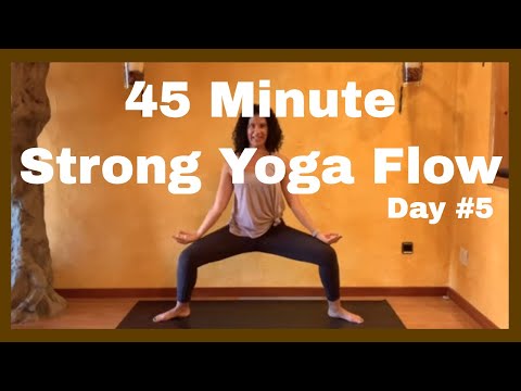 Day 5 - 21 Days of Home Yoga Challenge // 45 Minute Yoga Flow