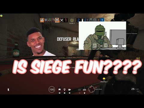 Rainbow Six Siege is actually FUN???? - YouTube