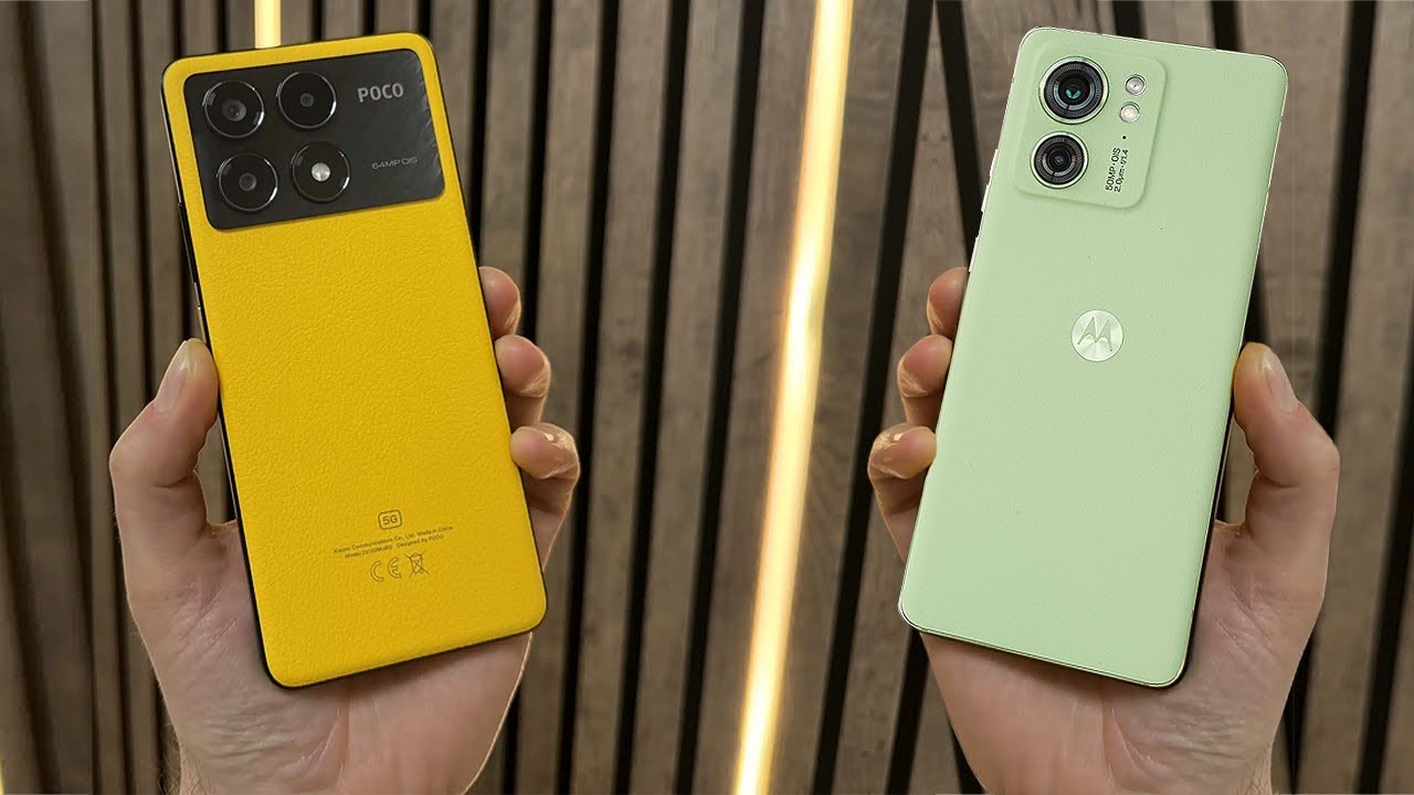 Xiaomi Poco X6 Pro Vs Motorola Edge 40 - YouTube