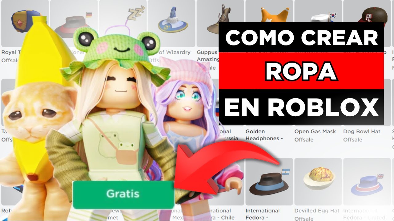 Como Crear Ropa En Roblox (En Celular) - YouTube
