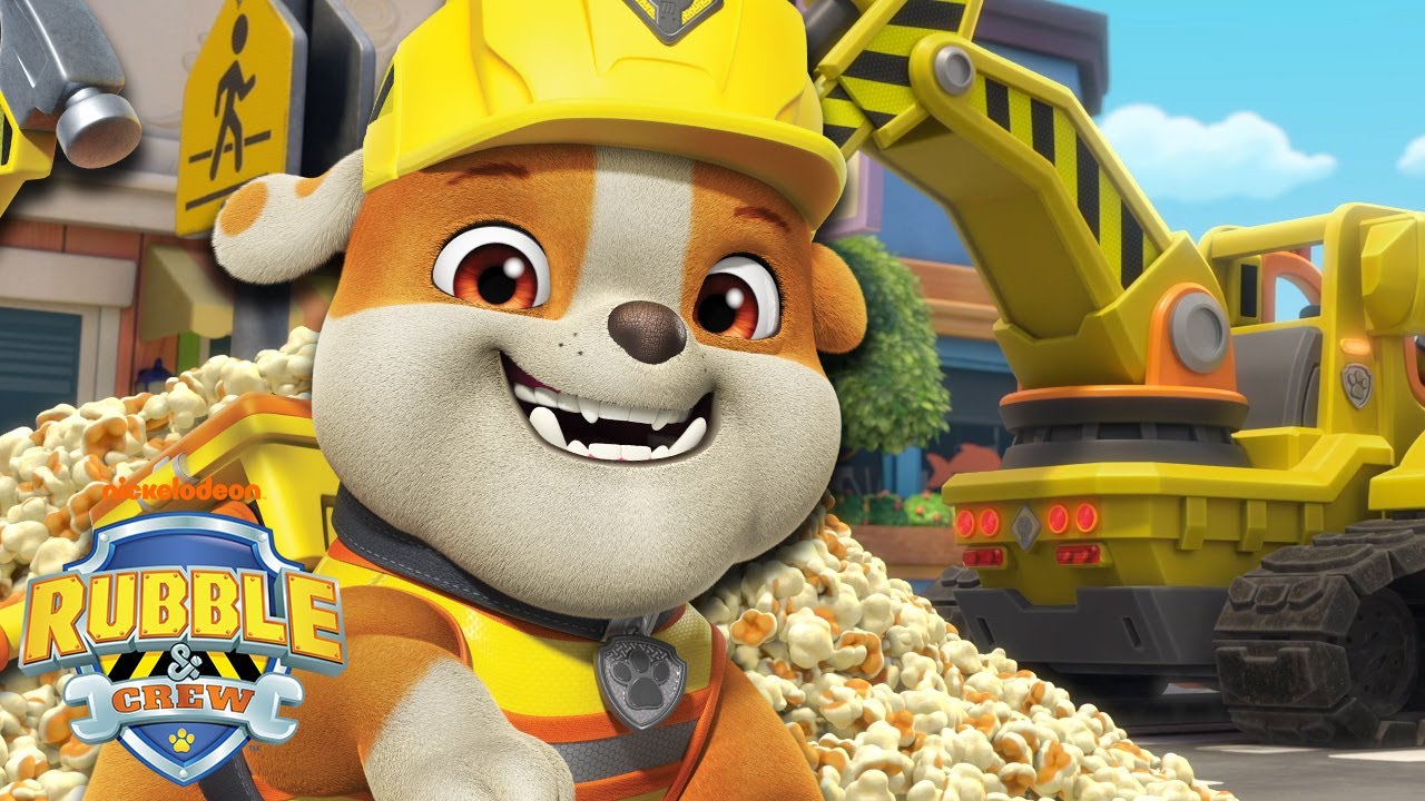 Rubble Builds a Pup-tastic Popcorn Café! 🍿 w/ Wheeler, Mix & Charger ...